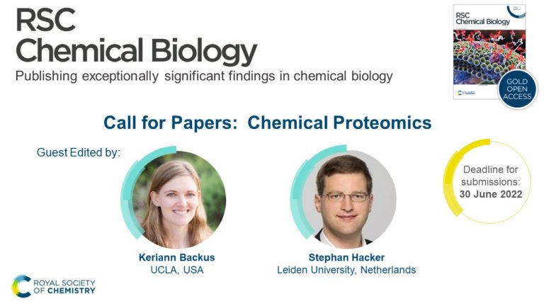 Call for papers – Chemical Proteomics – RSC Chemical Biology Blog