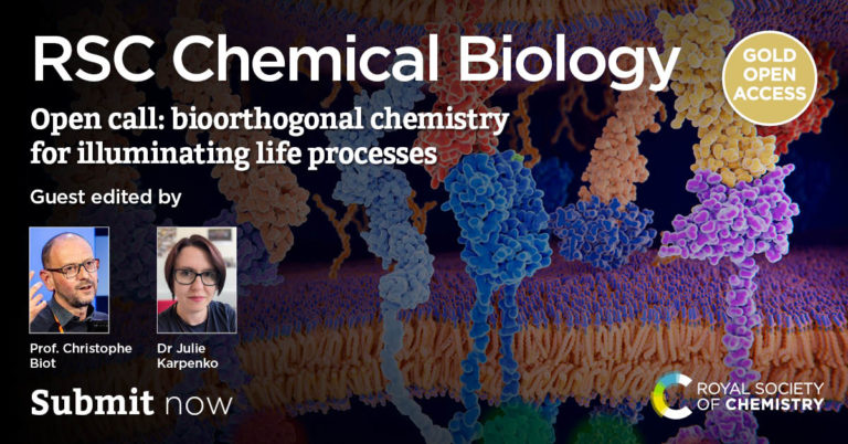 Call for papers: themed collection on Bioorthogonal chemistry for ...