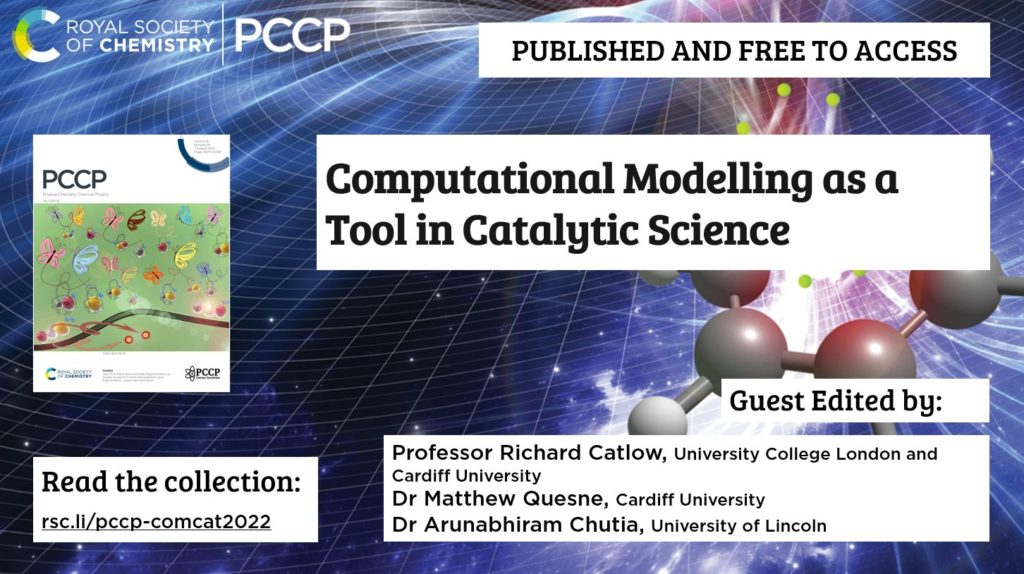 We are delighted to announce that the Physical Chemistry Chemical Physics (PCCP) themed ...