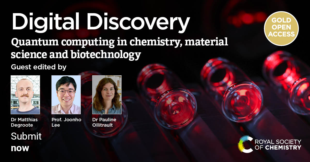 Call for papers – Quantum Computing in Chemistry, Material Science and ...