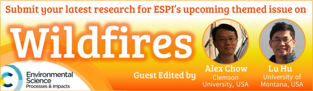 Themed Issue Open for Submissions: Wildfires – influence on air, soil ...