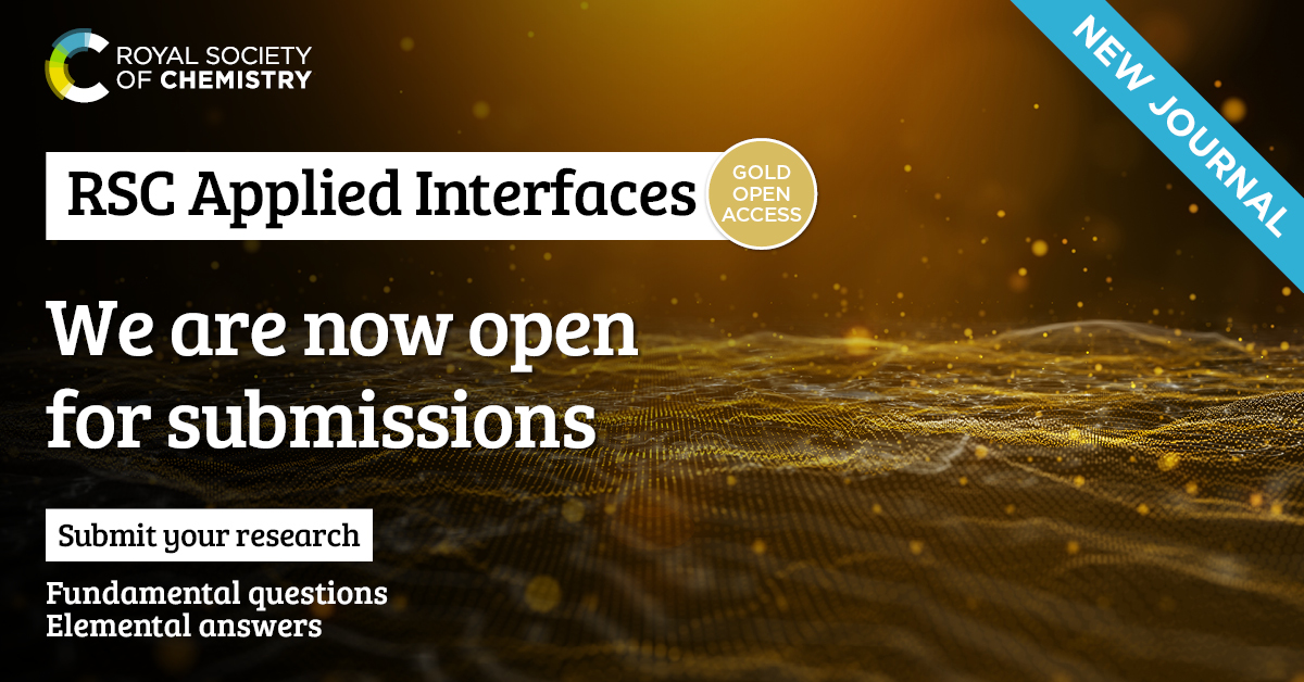 RSC Applied Interfaces is now open for submissions – RSC Applied ...