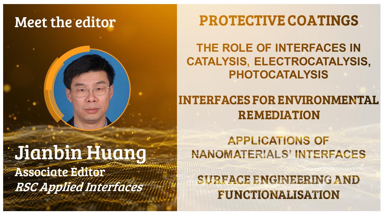 Meet our Associate Editor Series: Professor Jianbin Huang – RSC Applied ...