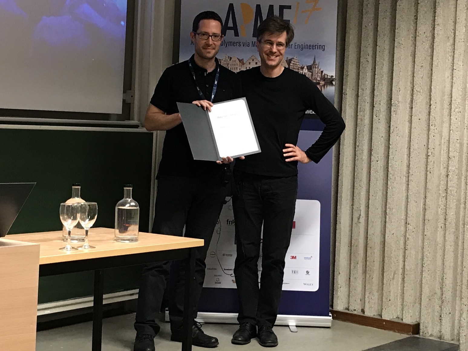 Polymer Chemistry Lectureship Award Julien Nicolas at APME 2017 ...
