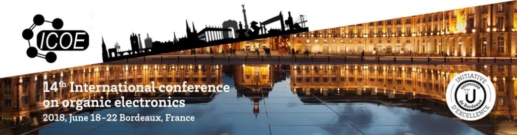 14th International Conference on Organic Electronics – 2018 – Materials ...