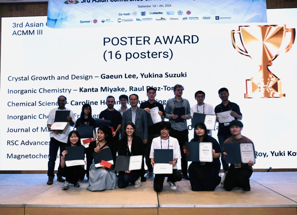 3rd Asian Conference on Molecular Magnetism- RSC Poster Prize Winner ...