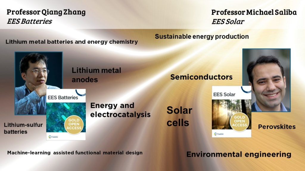 Introducing Qiang Zhang and Michael Saliba – RSC Publishing Blog