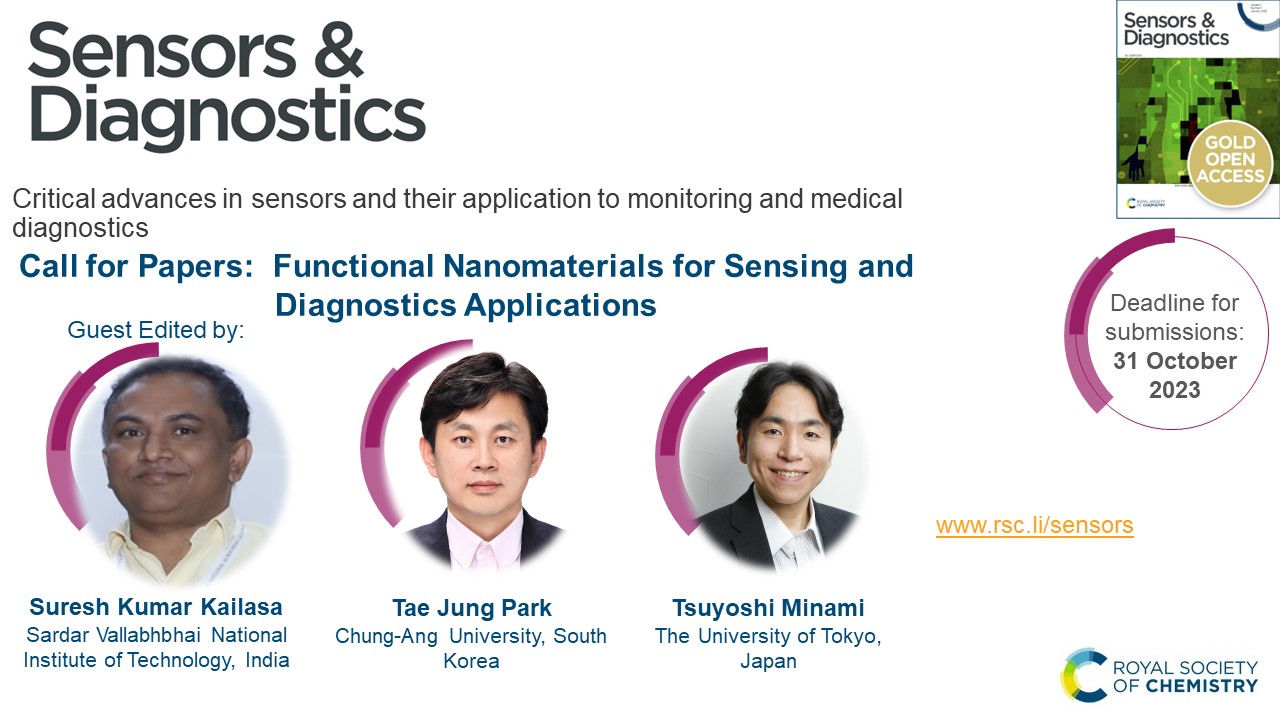 Call for papers – Functional Nanomaterials for Sensing and Diagnostics Applications – Sensors ...
