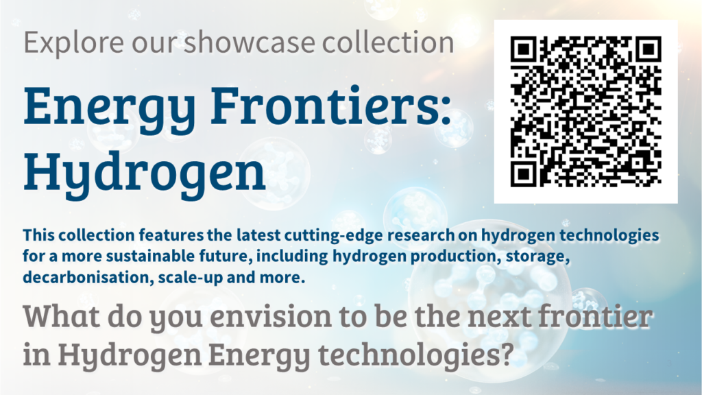New cross-journal collection ‘Energy Frontiers: Hydrogen’ – Energy ...